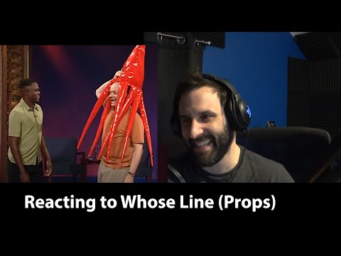 Reacting to Whose Line (Props) - YouTube