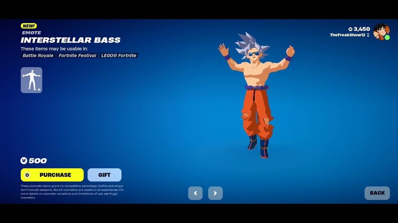 New Interstellar Bass Emote Fortnite Item Shop February 25 2024 - YouTube