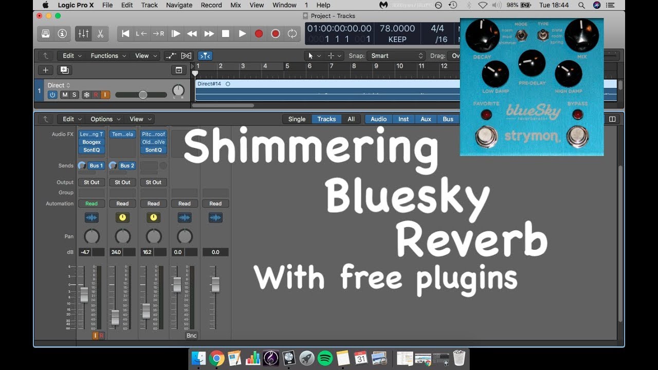 How I recreate the shimmering reverb effect with free plugin (bluesky ...