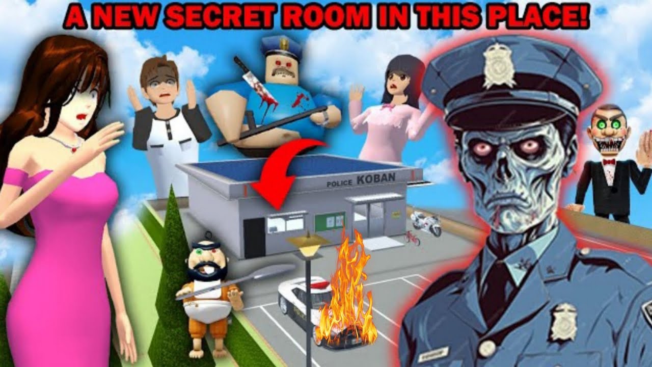 HORROR SECRET!! ZOMBIE BARRY'S PRISON RUN HORROR SECRET ROOM IN THIS ...