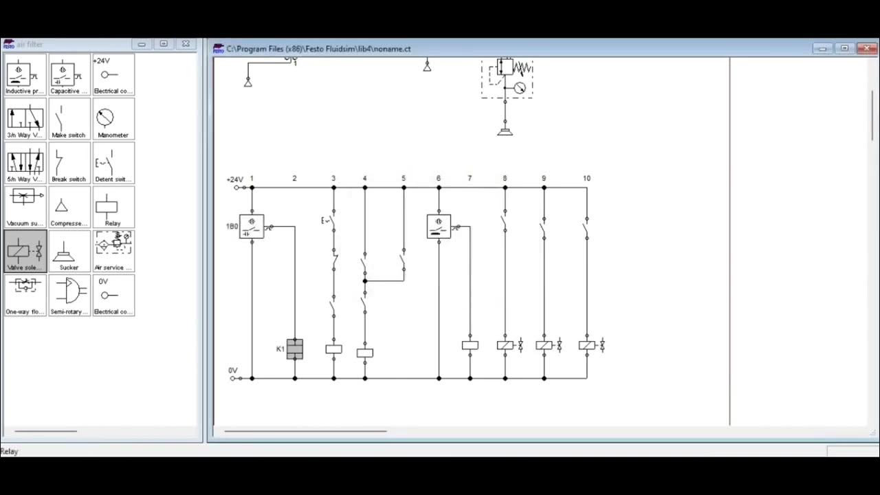 Simulasi Rangkaian Vacum (Fluidsim) - YouTube