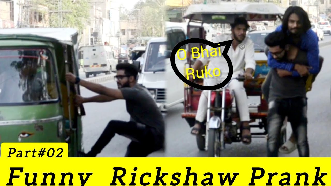 Funny Prank on Rickshaw Diver | Part #002 - YouTube