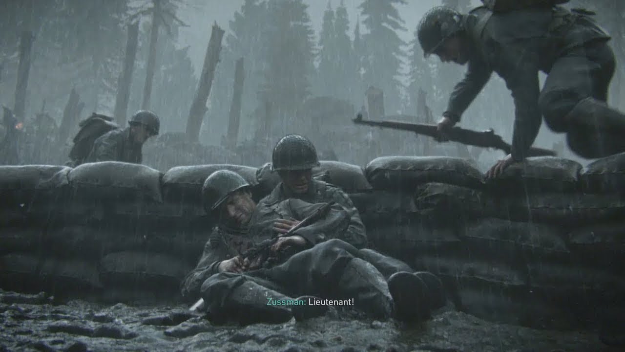Call of Duty WW2 Hill 493 Campaign Gameplay - YouTube