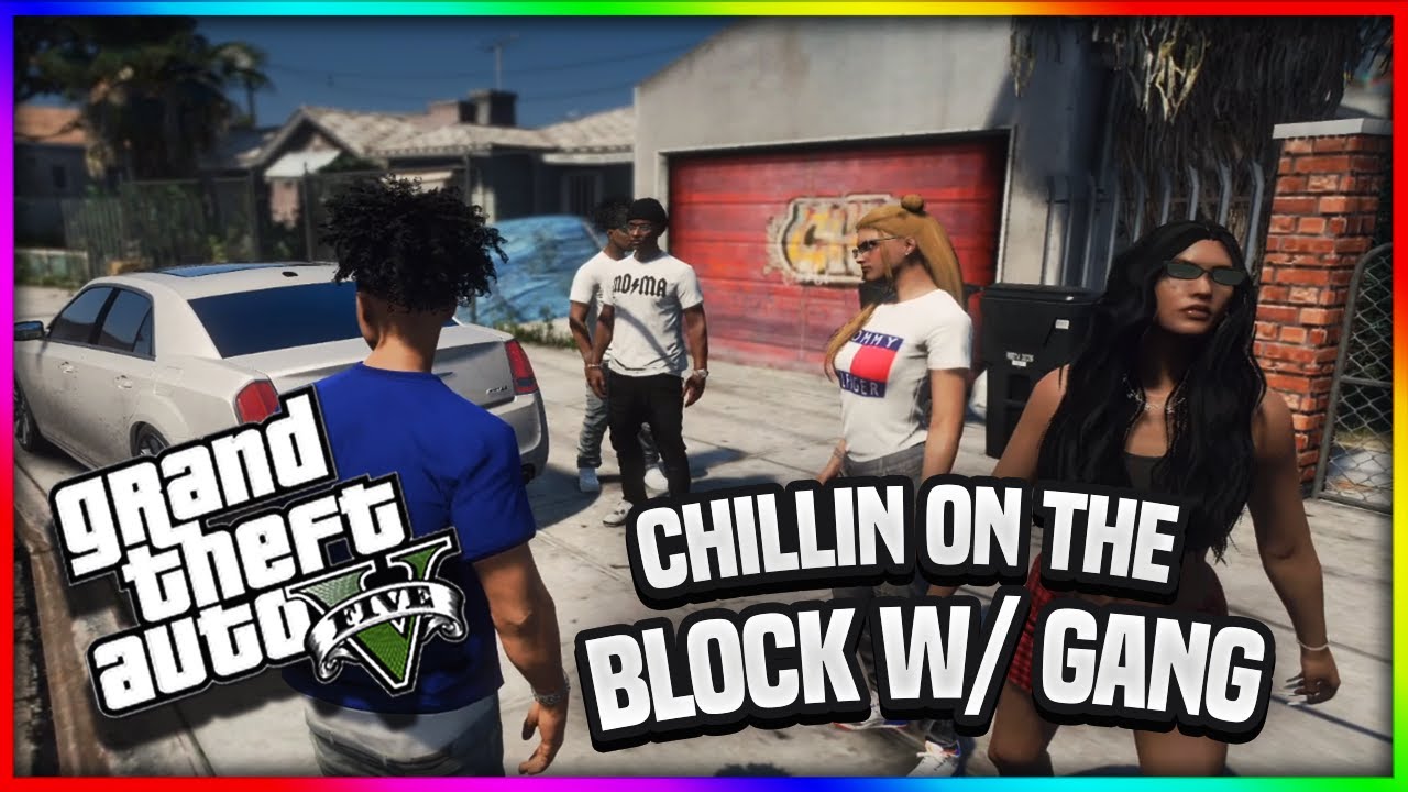 GTA 5 ROLEPLAY - ON THE BLOCK WITH GANG (GTA 5 RP) - YouTube