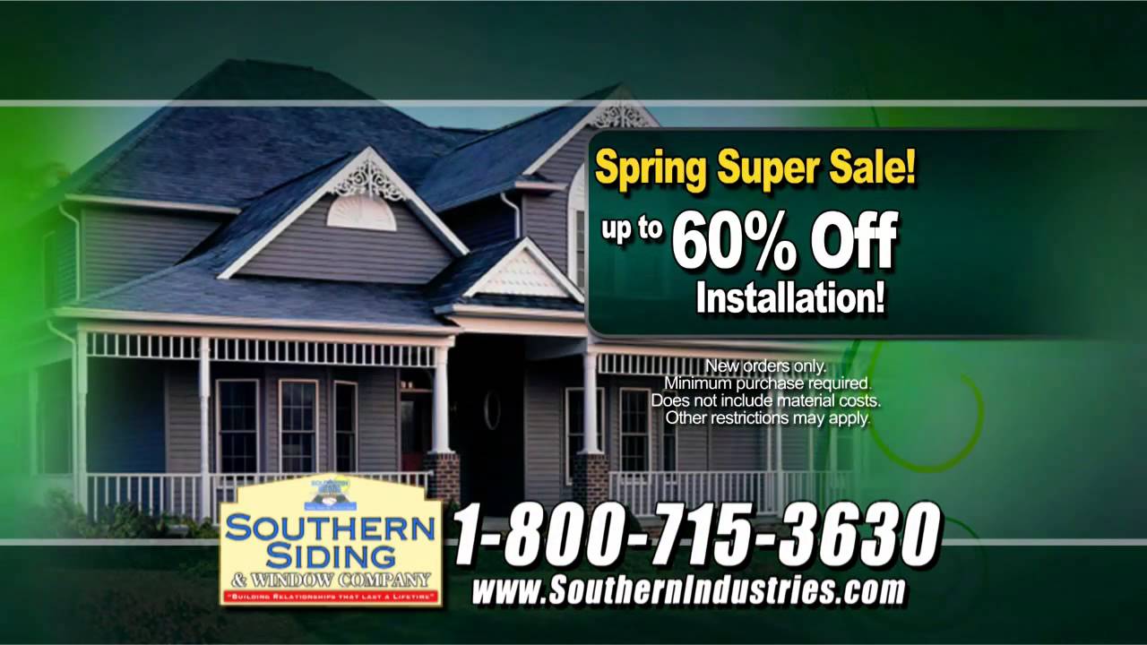 Southern Siding - Vinyl Siding Super Spring Sale! - YouTube
