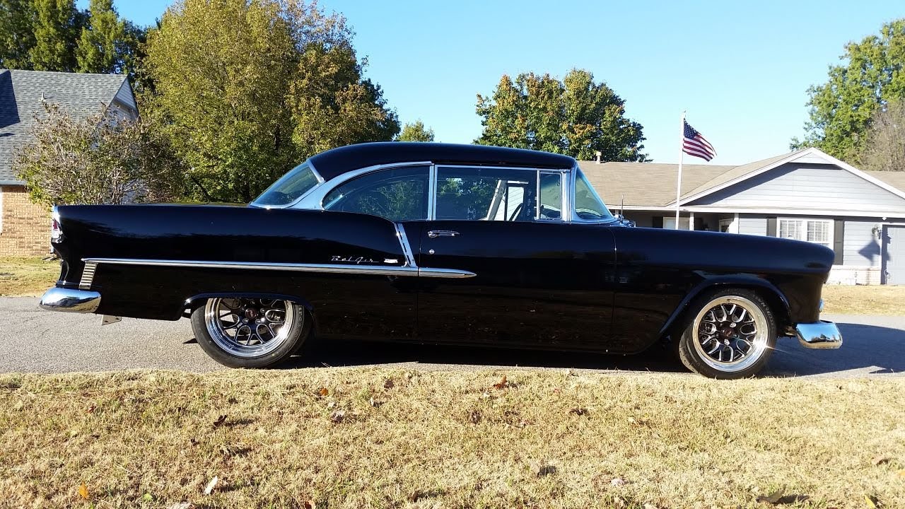 55 Chevy project in the sun and starting seat upholstery - YouTube