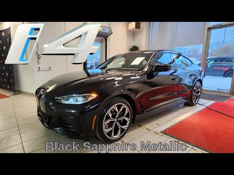 NEW ARRIVAL! 2023 BMW i4 eDrive40 Black Sapphire Metallic - YouTube