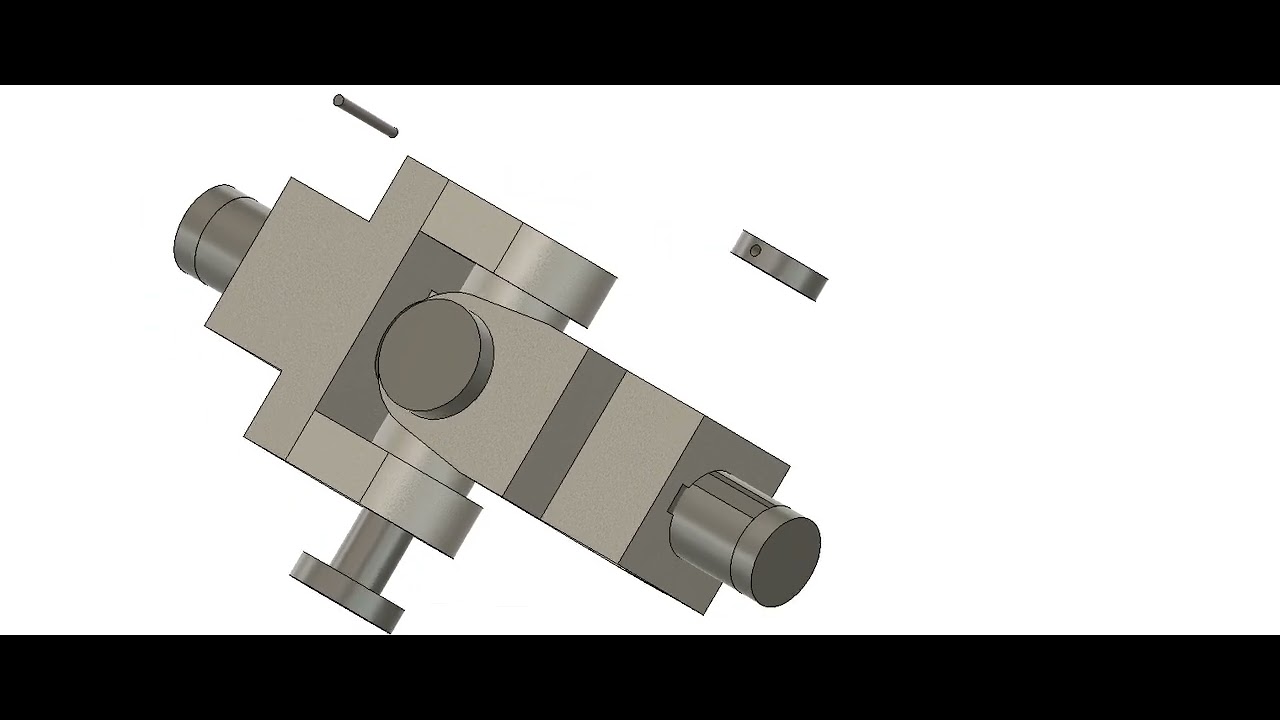 3D Animation: Universal Coupling Explained | Mechanical Engineering ...
