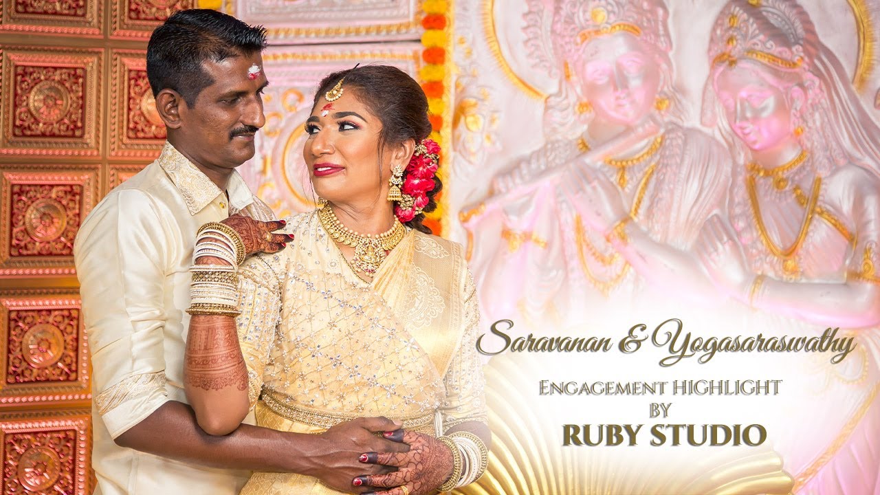 Saravanan & Yogasaraswathy Engagement Highlight by Ruby Studio - YouTube