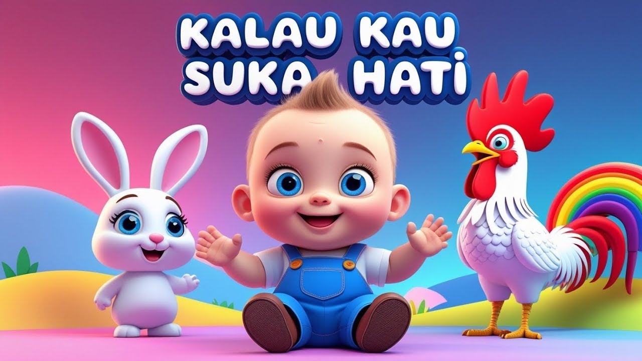 KALAU KAU SUKA HATI | CIT CIT CUIT | 5 BEBEK KECIL BERMAIN | SUARA HEWAN | GugGug Kids - YouTube