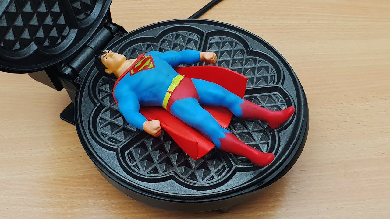 EXPERIMENT WAFFLE IRON vs Stretch Superman - YouTube