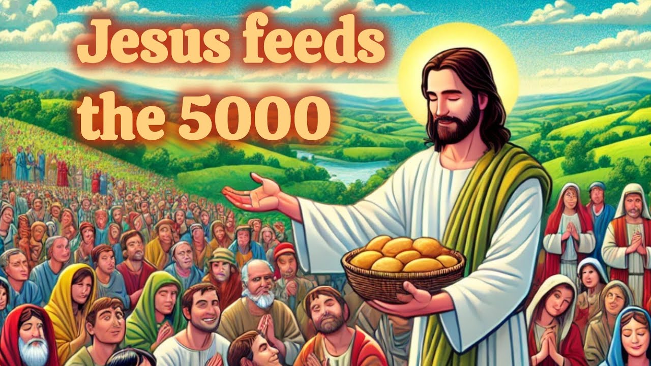 Jesus feeds the 5,000: A miracle Bible story for kids/ God provides for ...