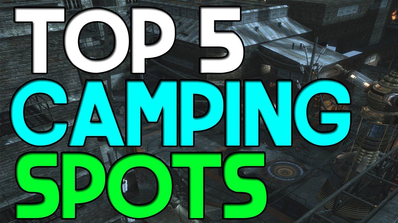 "TOP 5" CAMPING SPOTS in "Call of Duty Zombies" "Black Ops 2 Zombies ...