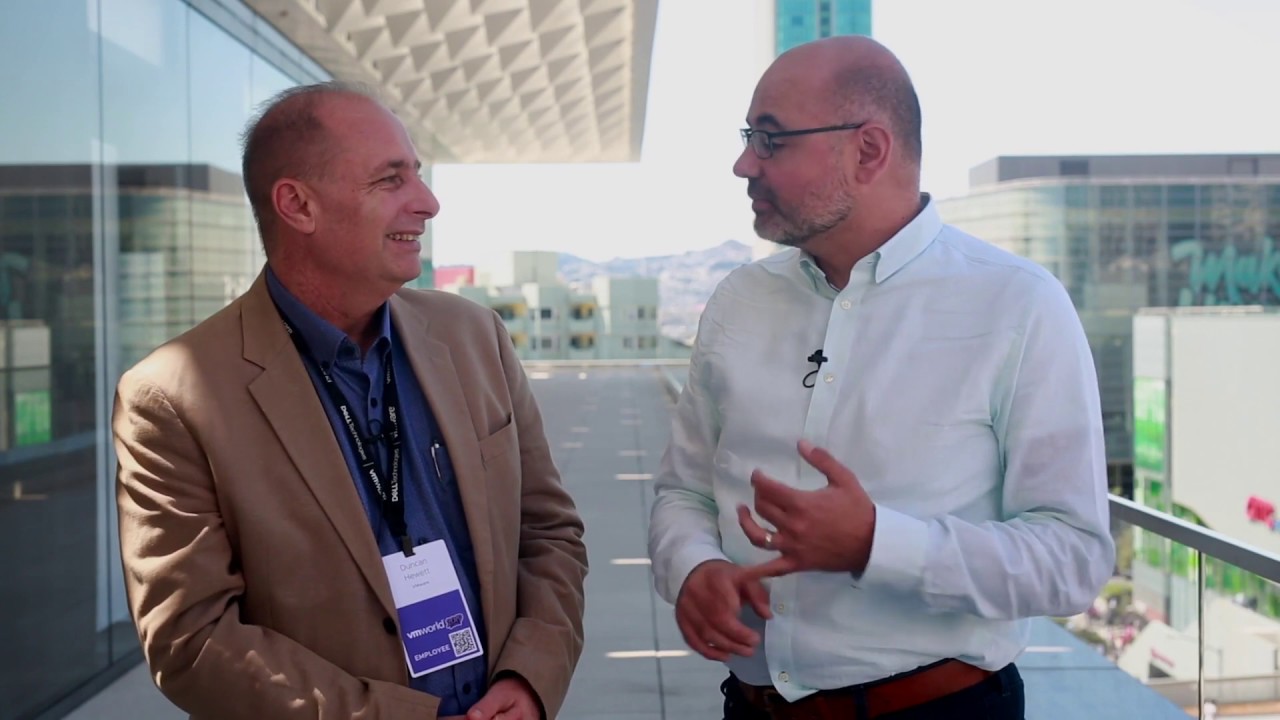 Joe Beda talks VMware Tanzu with Duncan Hewett at VMworld 2019 - YouTube