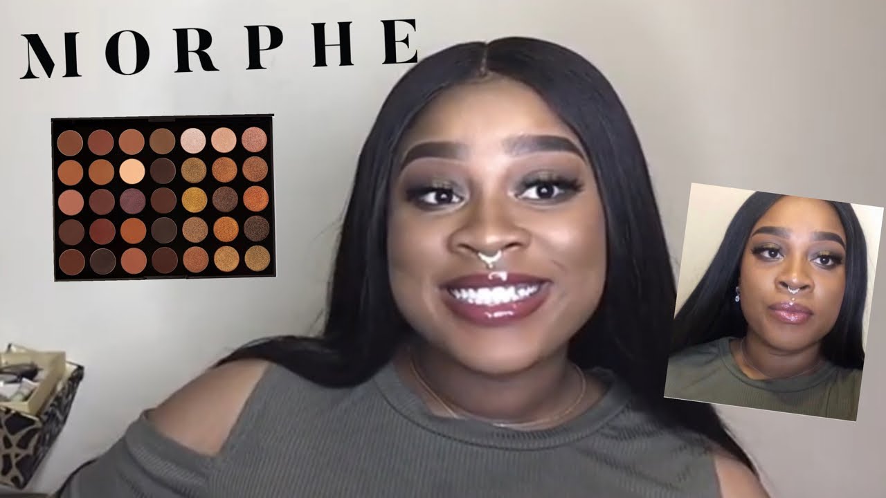 NATURAL SMOKEY EYE | Ft Morphe 35R Palette | Deanna Williette - YouTube