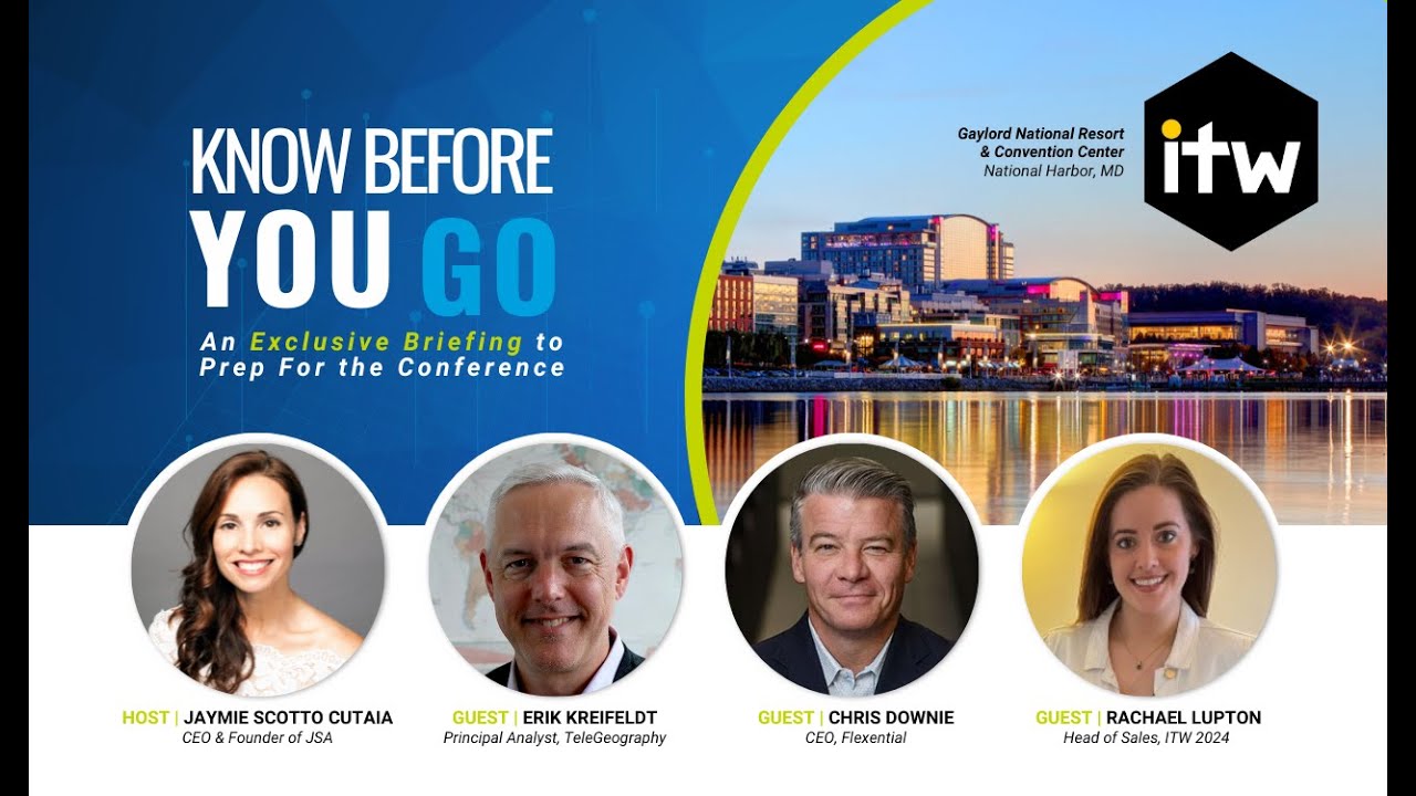 Know Before You Go | International Telecoms Week - ITW 2024 - YouTube