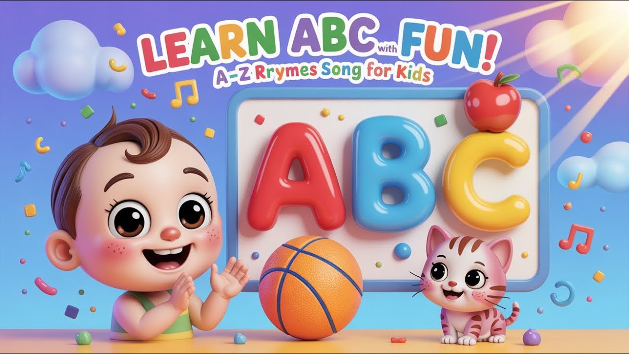 Learn ABC with Fun – A to Z Rhymes Song for Kids - YouTube