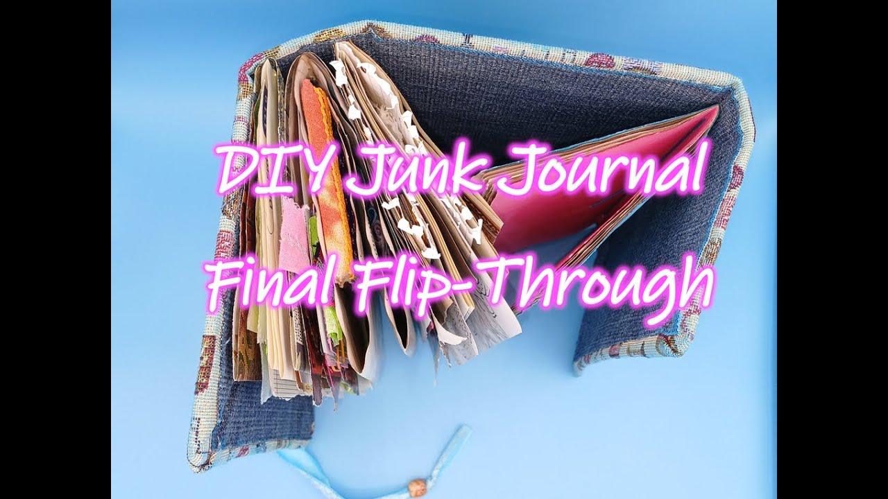 Transforming a Hardcover Junk Journal with Foam Flap – Final Flip with ...