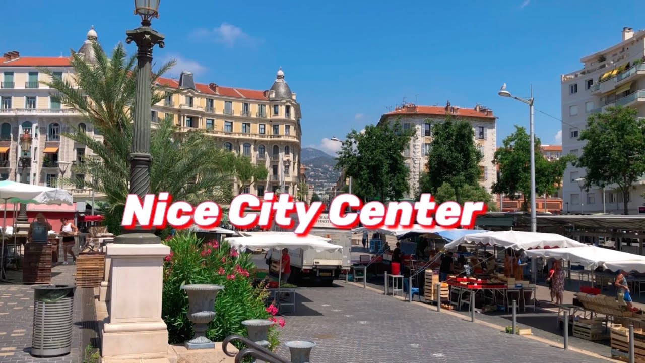Walking To Nice City Center Liberation France 🇫🇷 - YouTube