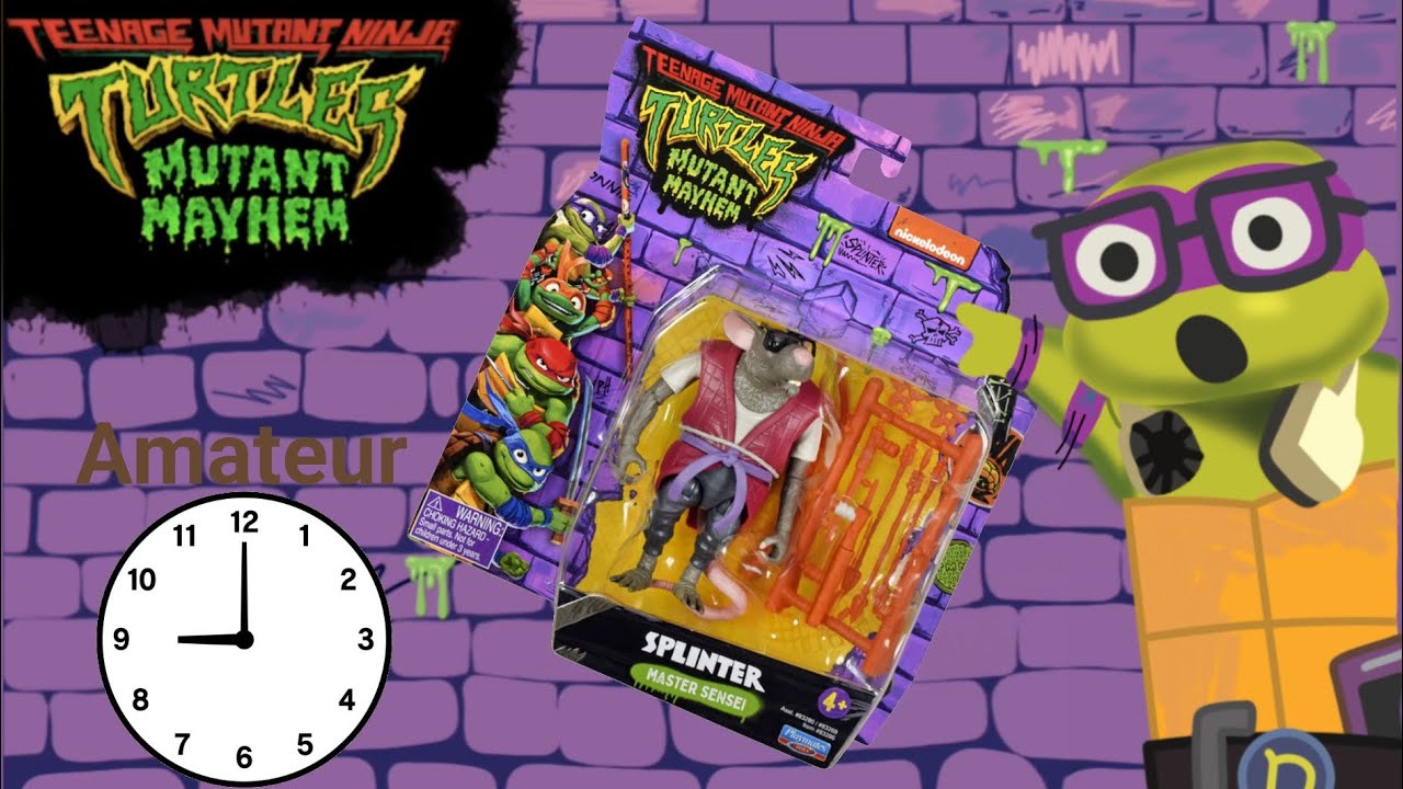Amateur Hour: TMNT Mutant Mayhem splinter review - YouTube