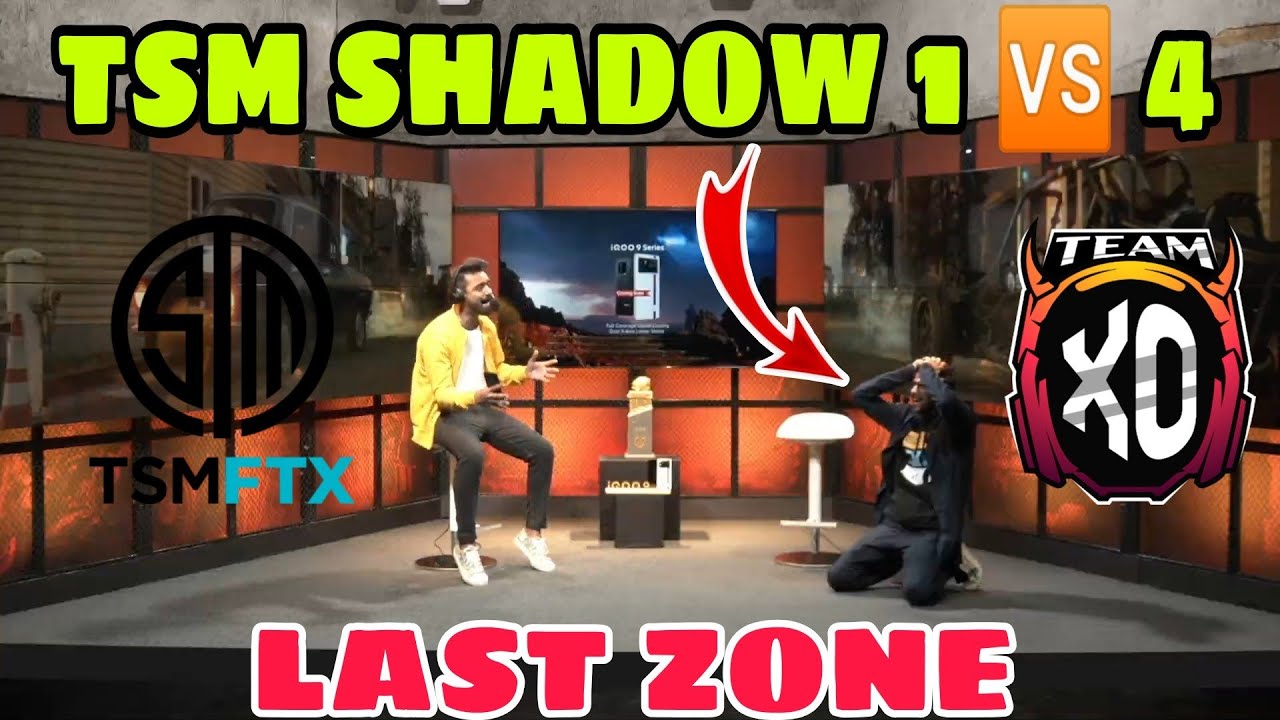 TSM SHADOW 1 v 4 | TSM vs XO | LAST ZONE | Bgis Highlights.....🇮🇳🙏 ...