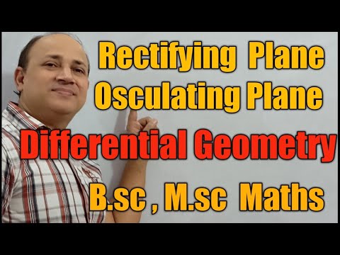 rectifying plane in differential geometry msc maths by Hd sir - YouTube