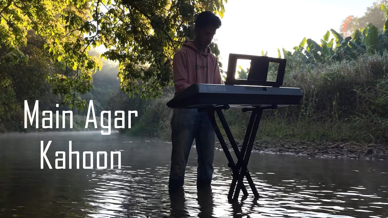 Main Agar Kahoon | Om Shanti Om | Areeb Usman | Piano Cover - YouTube