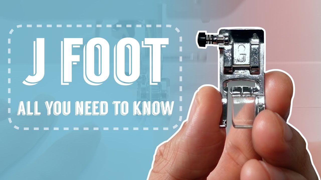 How to sew with a J foot, Zig Zag or Self Leveling foot. - YouTube