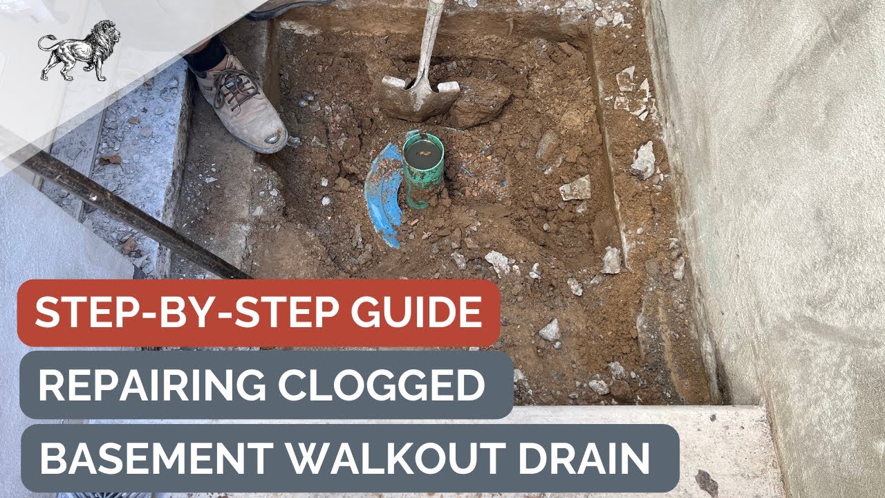 Your guaranteed guide to repair a failed basement walkout drain - YouTube