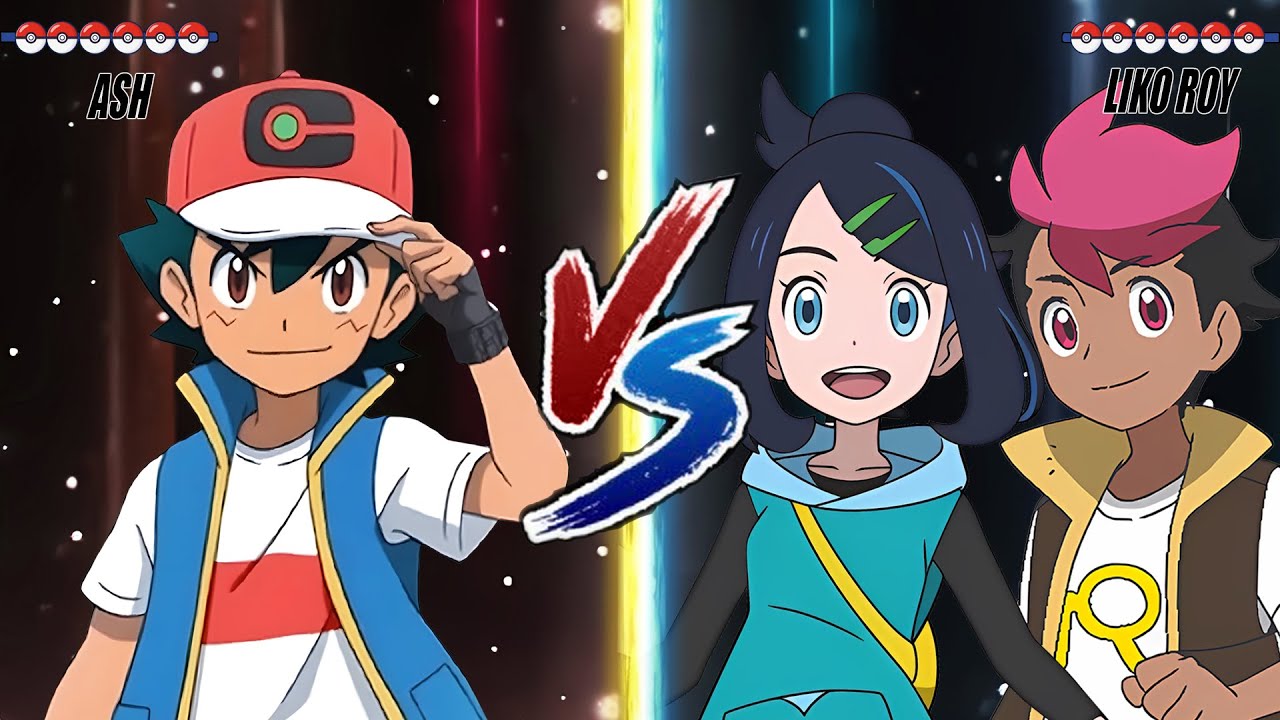 Pokémon Battle: Ash Vs Liko and Roy (Team Update) - YouTube
