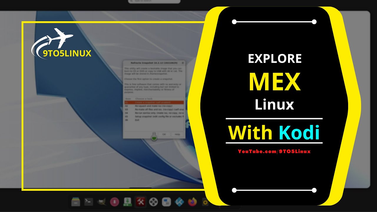 MeX Linux 64 bit with the Ubuntu Desktop Minimal and Kodi - YouTube
