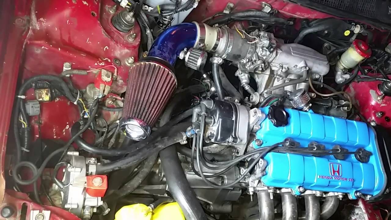Honda Civic Si EG - Engine Sound - Motor Sesi - YouTube