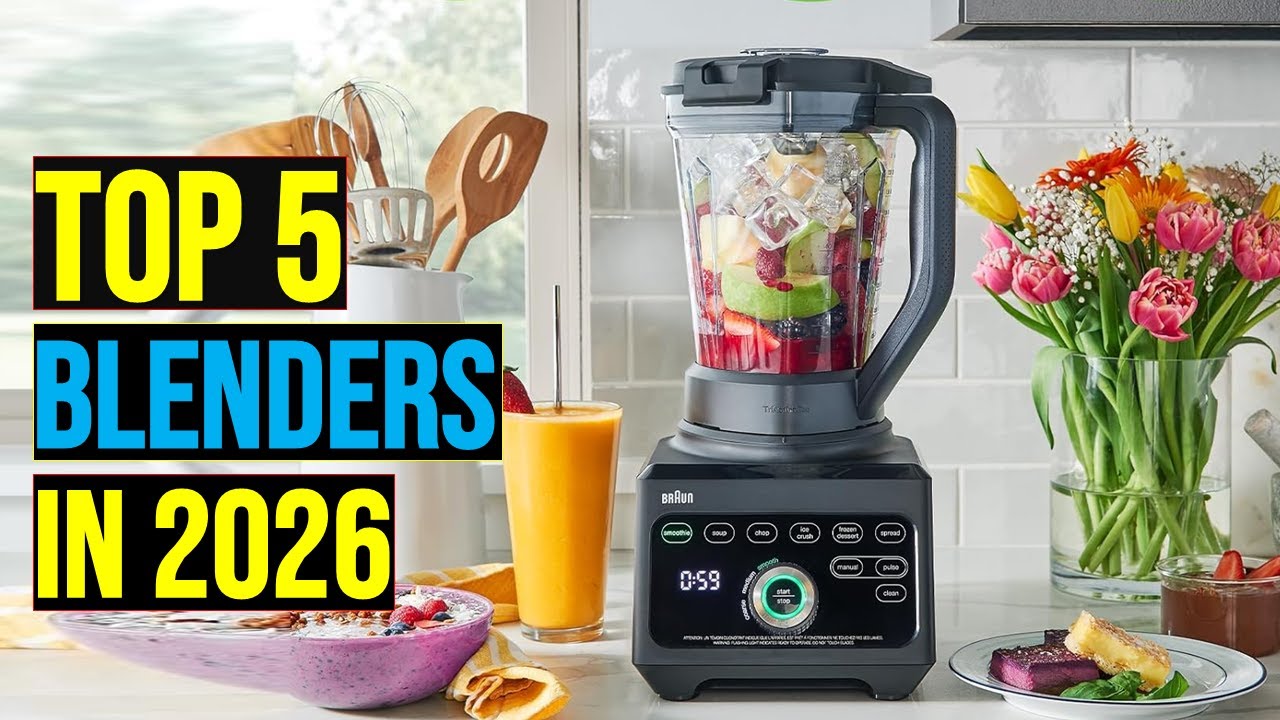 Top 5: Best Blenders in 2026 - The Best Blenders {Reviews} - YouTube
