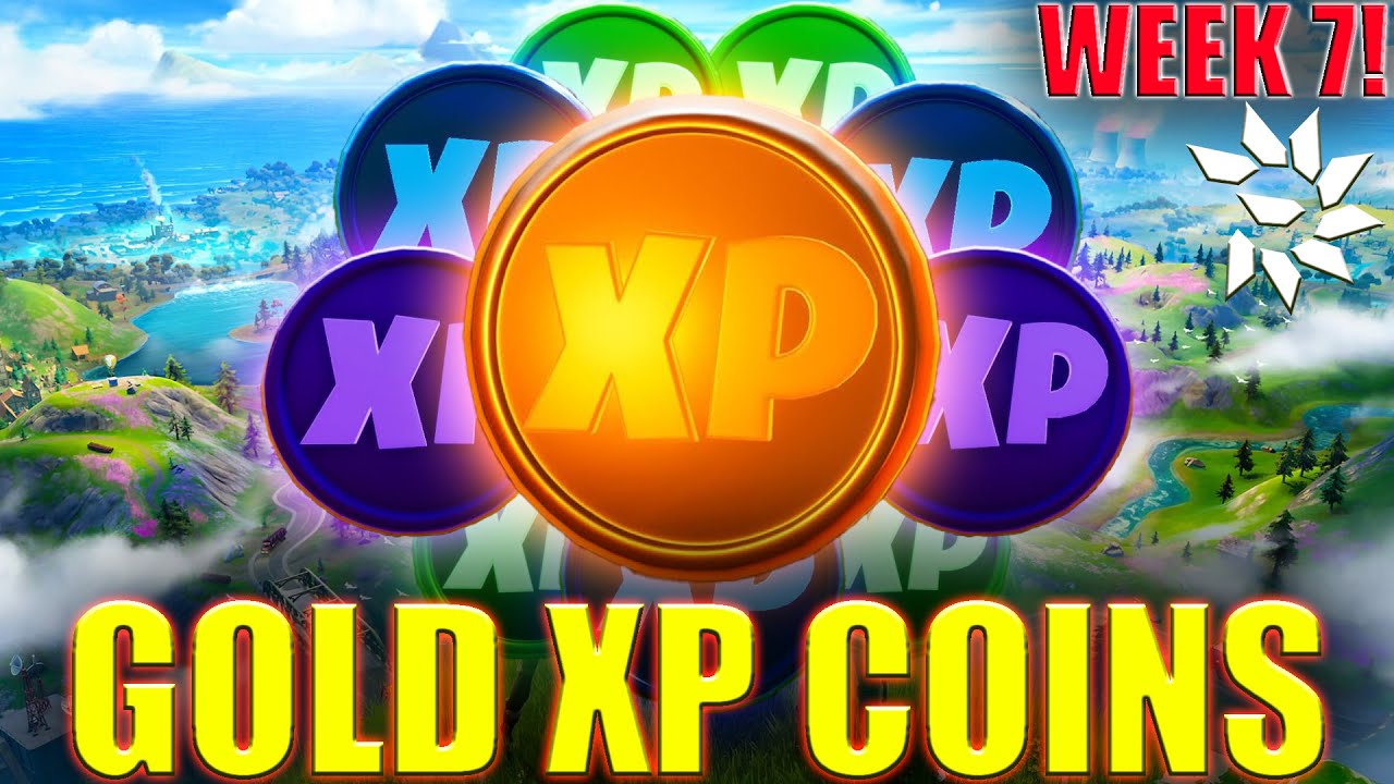 GOLD XP COIN || IN FORTNITE SEASON 4 +All XP COINS LOCATIONS ||Chapter ...
