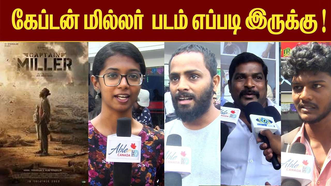 Captain Miller Public Review Chennai | Captain Miller Review | Dhanush ...