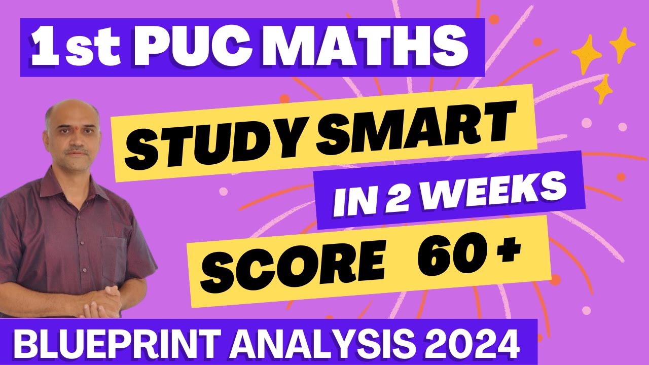 1st PUC Maths Blueprint Analysis #Maths - YouTube