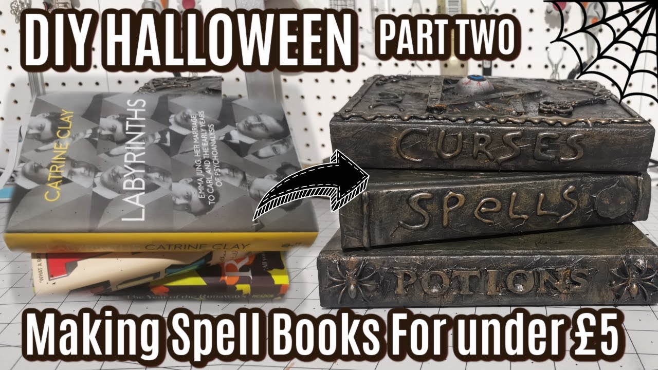 DIY Halloween Part Two - Spell Books - YouTube