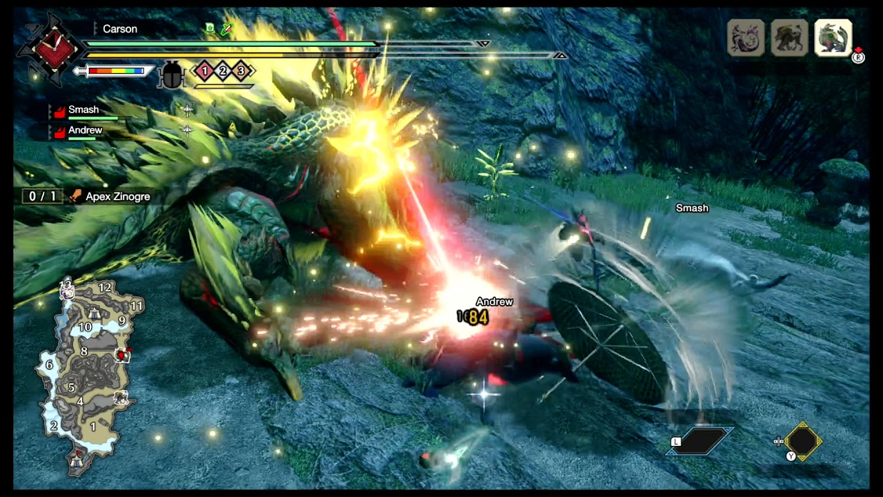 [MHRise] 4'58 Apex Zinogre Elemental Insect Glaive solo - YouTube