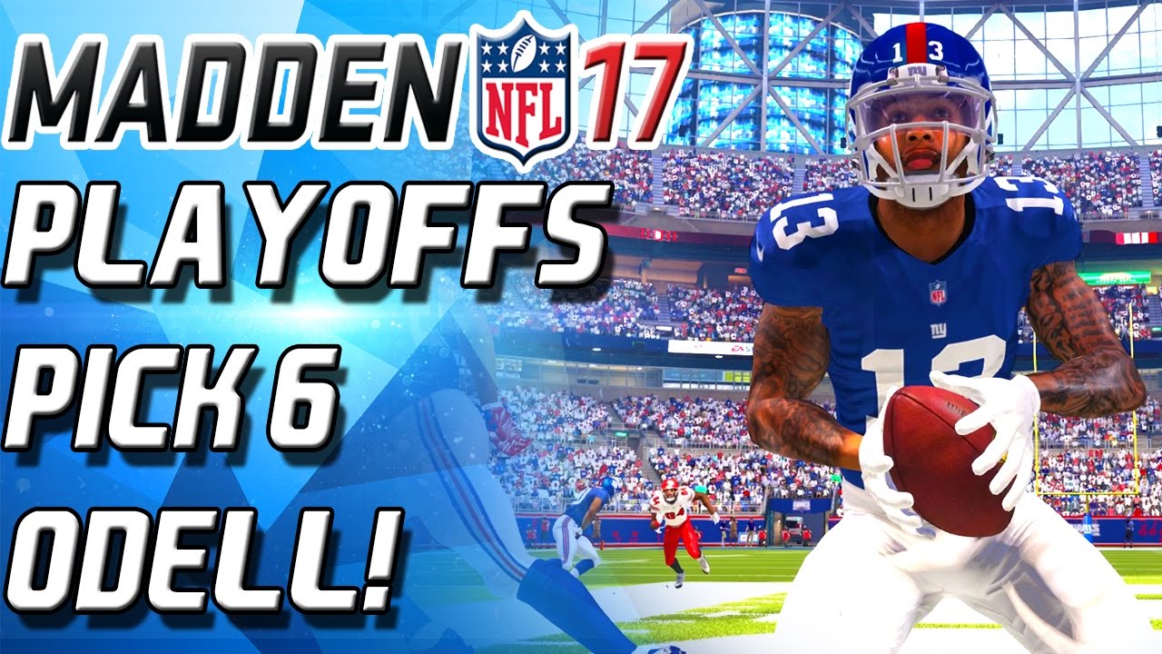 FREE SAFETY ODELL BECKHAM INTERCEPTION MACHINE! PLAYOFFS! - Madden 17 ...
