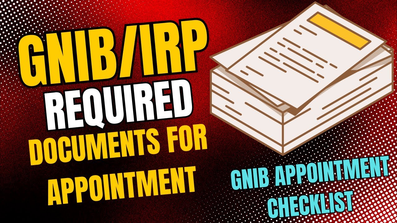 Documents Required for GNIB Appointment in Telugu || GNIB Appointment ...