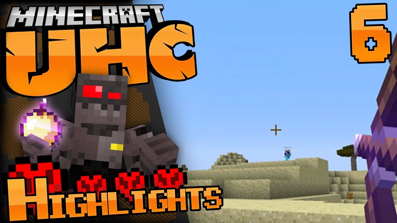 Minecraft UHC Highlights Episode 6: Intense Fight - YouTube