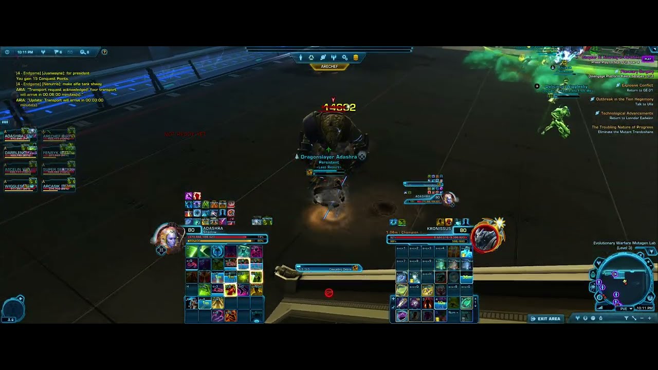 SWTOR 7.5 Kron Tank POV no force breach challenge!! - YouTube