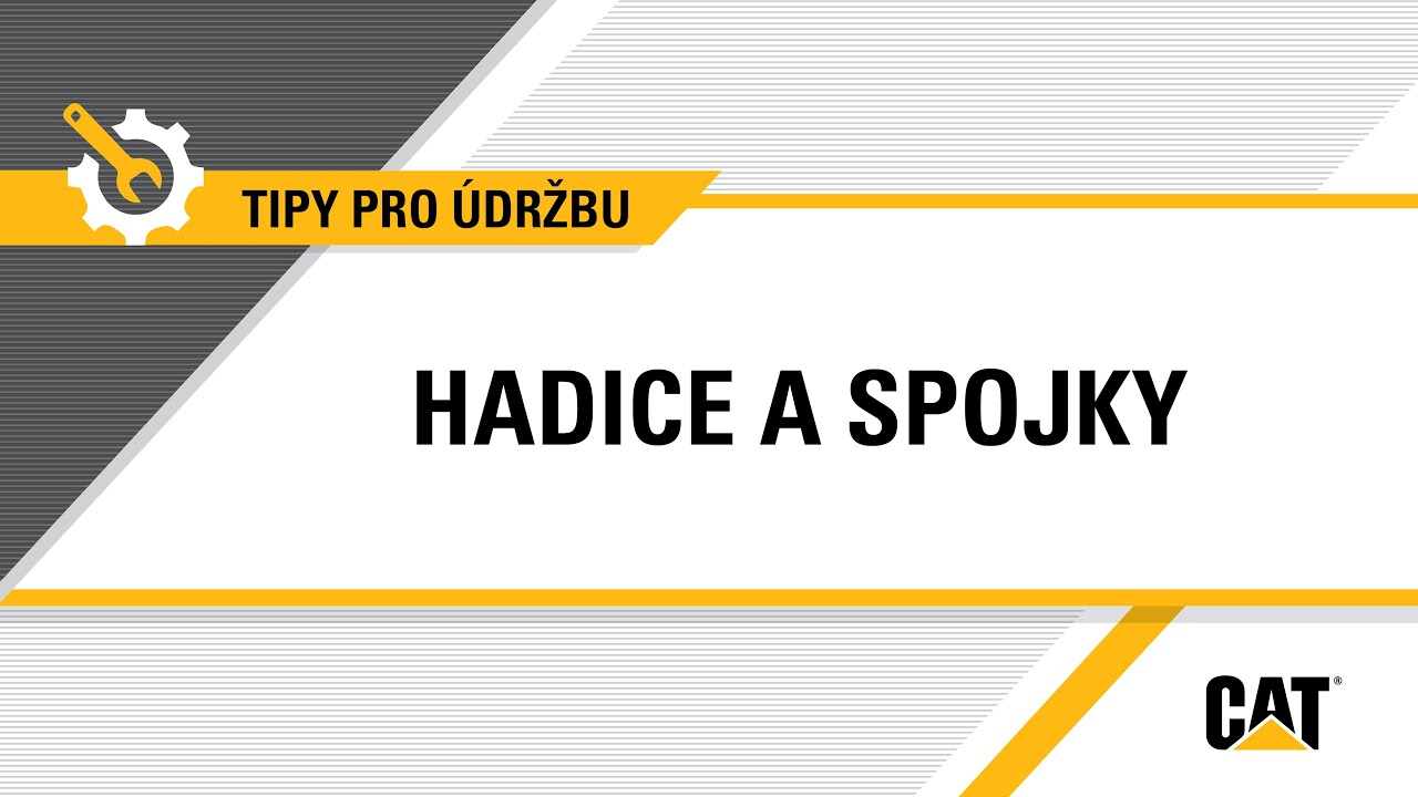 Jak předcházet poškození hadic a spojek Cat® - YouTube