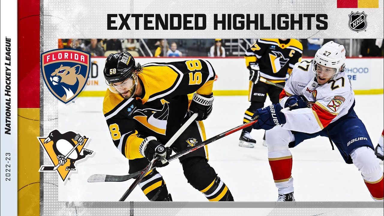 Florida Panthers vs. Pittsburgh Penguins Jan 24, 2023 HIGHLIGHTS - YouTube