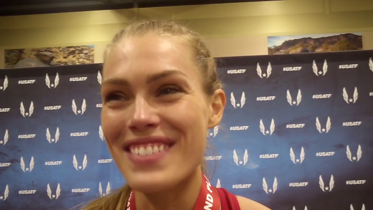 Colleen Quigley Makes Worlds Team in 1500 at 2018 USA Indoors - YouTube