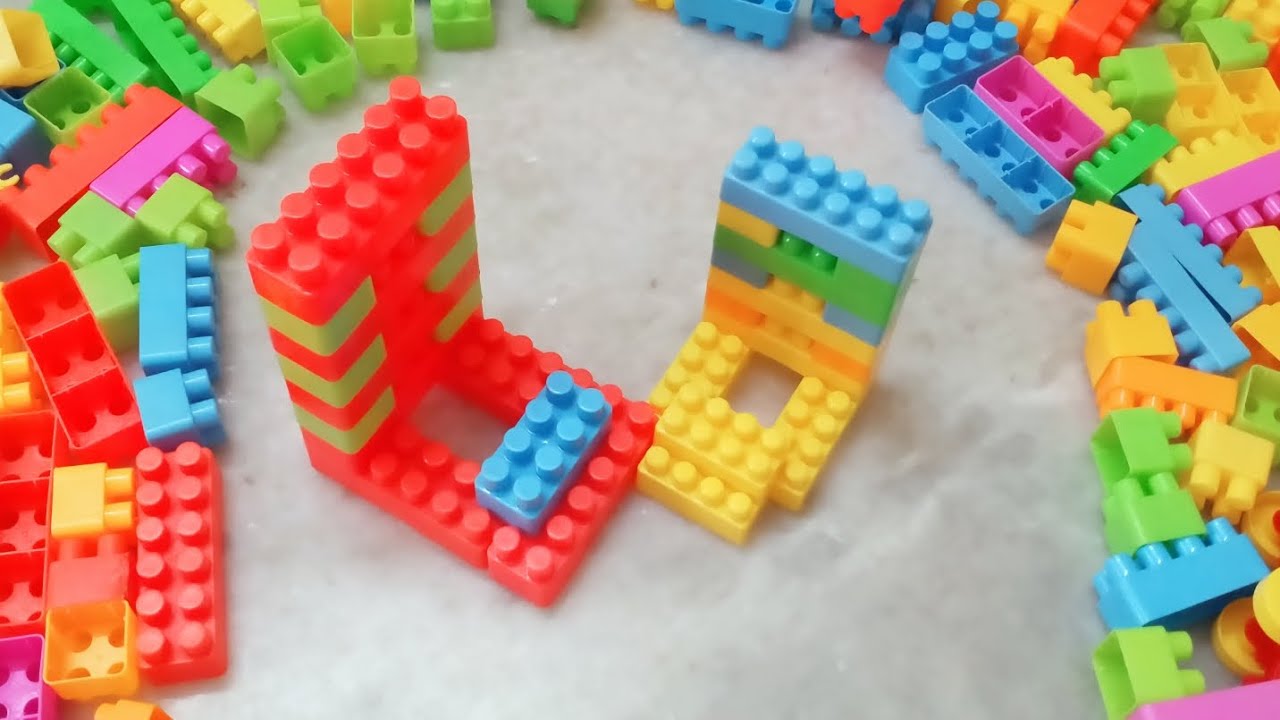 Satisfying DIY Mobile stand ASMR/building block relaxation #asmr# ...