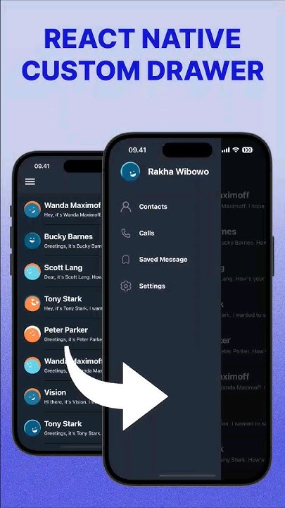 React Native Custom Drawer #reactnative #reanimated - YouTube