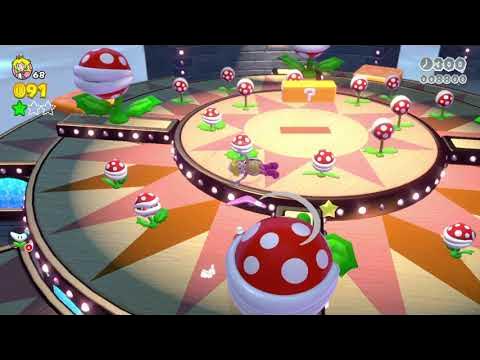 Tricky Trapeze Theater (5-2) Super Mario 3D World All Stars and Stamp - YouTube