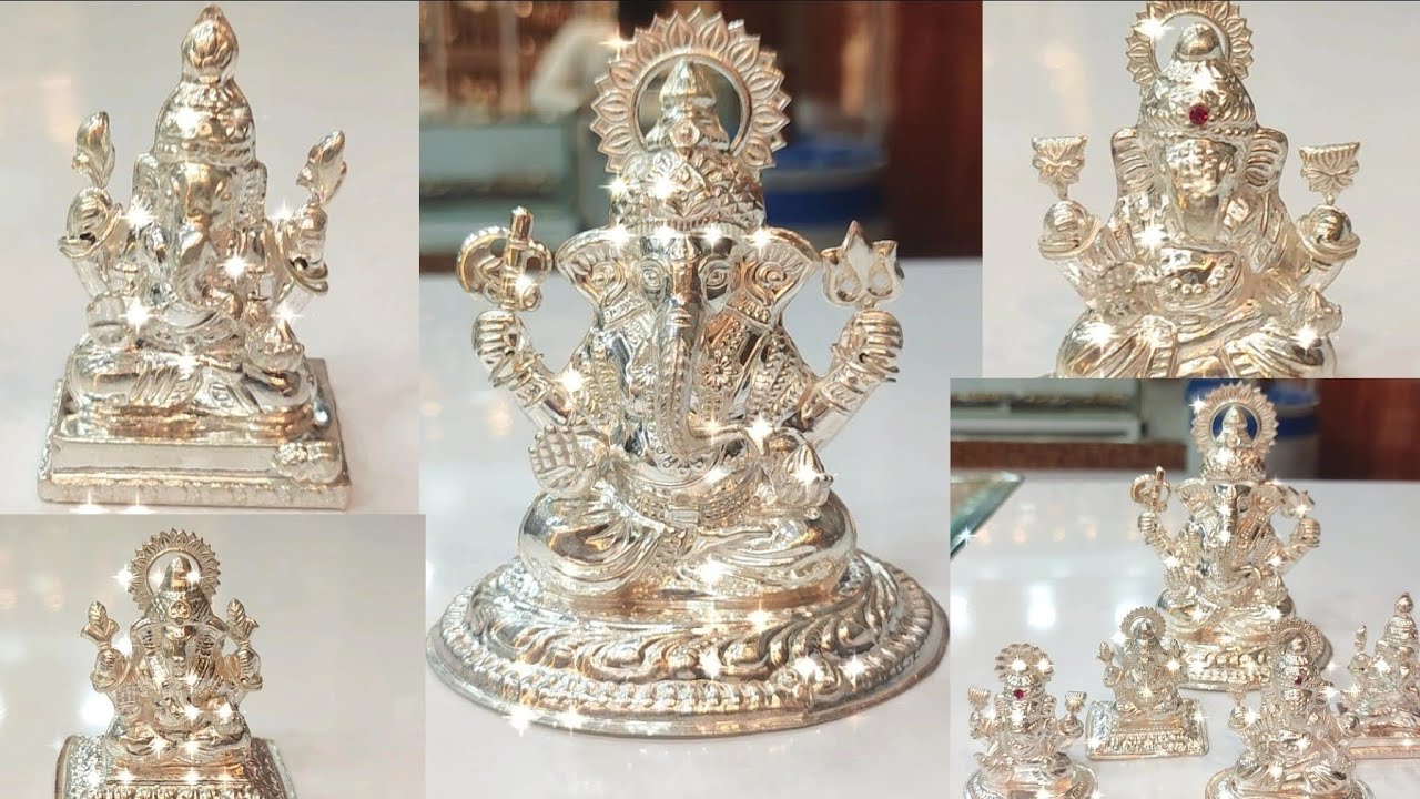 Silver ganpati ||ganapati bappa morya|Microstone silver ganapati|new ...
