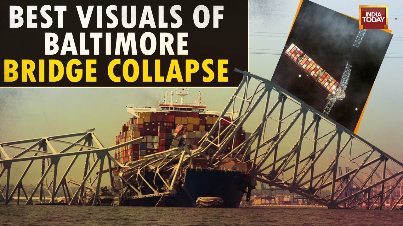 Latest Visuals & Updates of Francis Scott Key Bridge collapse in ...